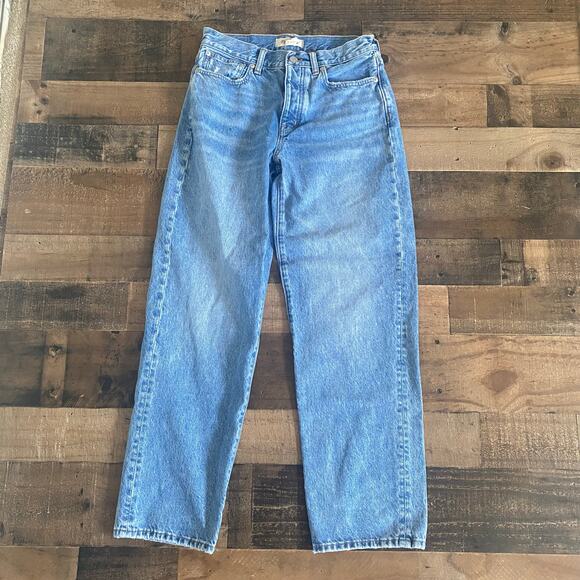 Madewell | Jeans | Madewell Lowslung Straight Jeans Womens Size 25 ...